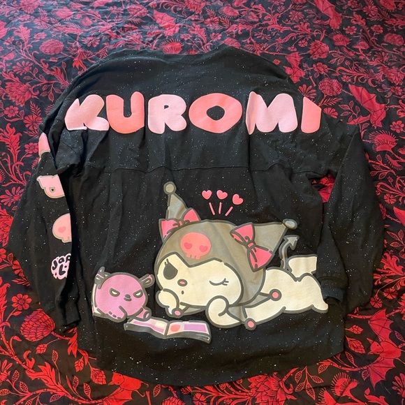 Japan LA | Tops | Spirit Jersey Kurami Oversized Small Glitter Long Sleeve Japan La | Poshmark